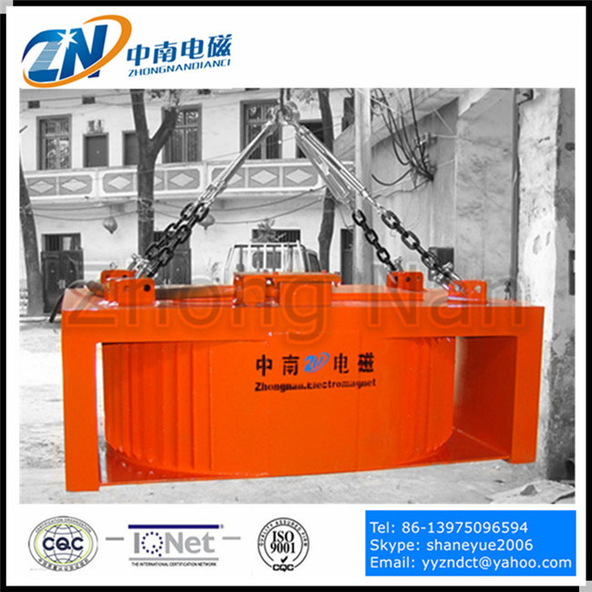 Hanging Self-discharging Rectangular Electromagnetic Separator for Conveyor Belt MC23-130140L