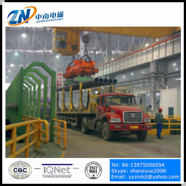 Rectangular Lifting Electro Magnet for Round and Steel Pipe MW25-21085L/1