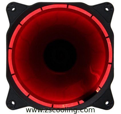 120mm High Static Orange LED Ring Case Radiator Fan