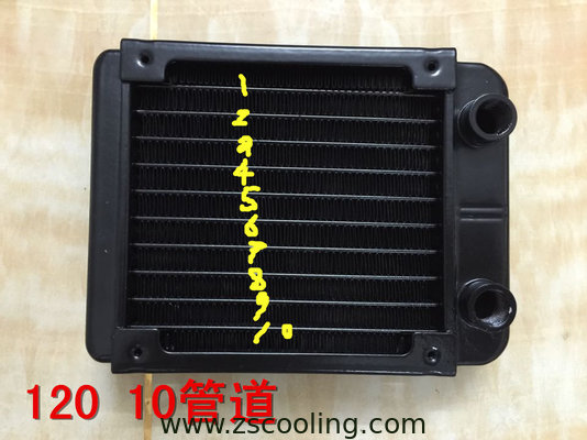 27mm thickness water cooled cpu radiator 80&120&240&360mm with G1/4 screw thread