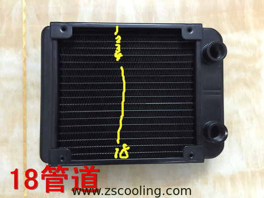 27mm thickness water cooled cpu radiator 80&120&240&360mm with G1/4 screw thread