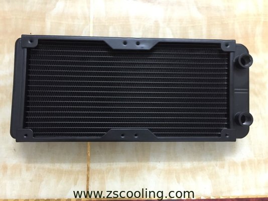 27mm thickness water cooled cpu radiator 80&120&240&360mm with G1/4 screw thread