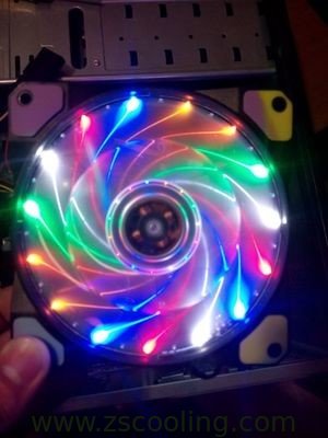 NEW case fan 12v 120*120*25mm with 15 LED