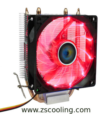 custom AMD & Intel CPU cooler,heatsink heatpipe with LED fan
