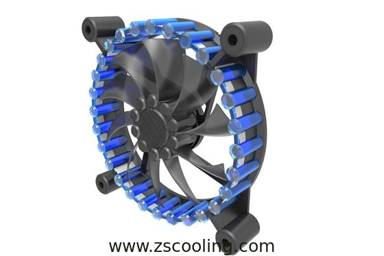 newest 12cm RGB fan pc gatling case fan with rainbow