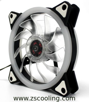 OEM Dual Ring RGB Case Fan 12cm with Programmable Rainbow LED Light