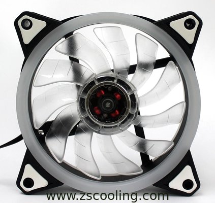 OEM Dual Ring RGB Case Fan 12cm with Programmable Rainbow LED Light