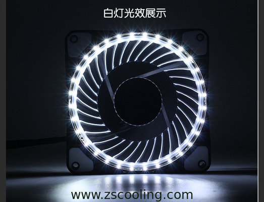 Wind light RGB LED Fan with Rf Remote Control Set 12v 120mm Adjustable LED for computer case