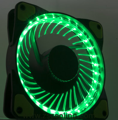 Wind light RGB LED Fan with Rf Remote Control Set 12v 120mm Adjustable LED for computer case