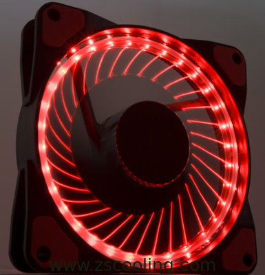 Wind light RGB LED Fan with Rf Remote Control Set 12v 120mm Adjustable LED for computer case