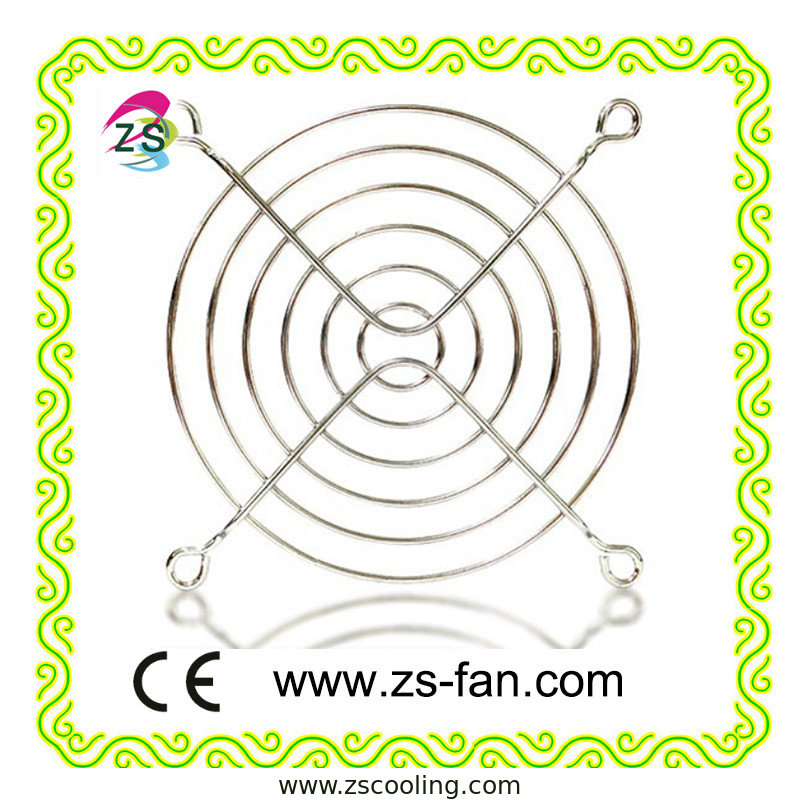 electric fan parts 90mm Chrome Metal Fan Grill for 9225 cooling fan