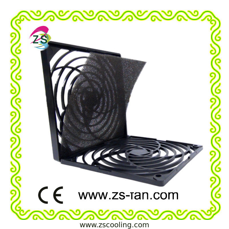 120mm computer case plastic fan grille+filter fan guard