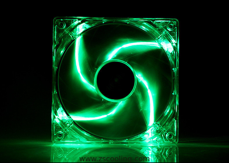 China Manufacture 120x120x25mm Silent Fan 4 Pin 12V 24V 12025 LED cooling fan