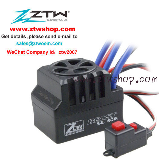 ZTW Beast SL 60A Short Course Truck Brushless ESC for Rc car