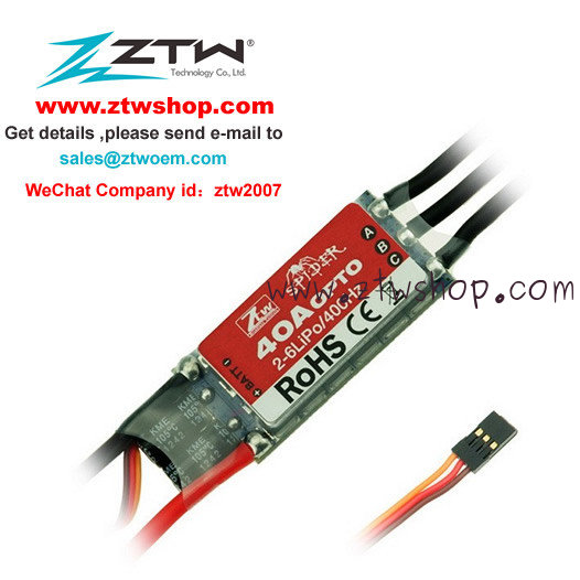 ZTW Spider 40A OPTO Multirotor ESC SimonK Program for Rc airplane