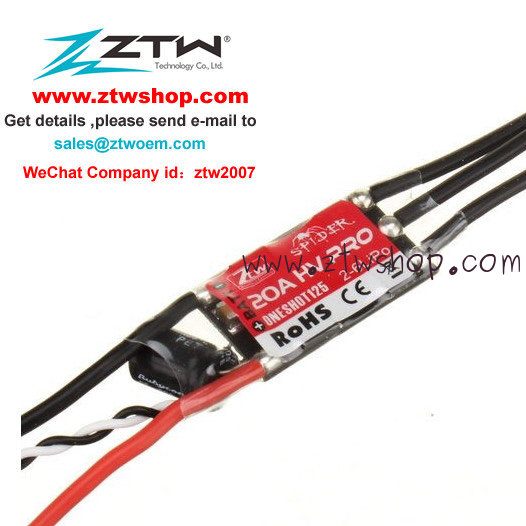 ZTW Spider Pro 20A High Voltage ESC for Multirotor FPV Racing