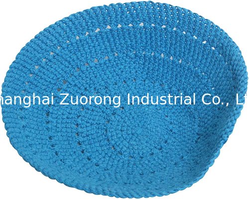 Factory wholesale Jewish Kippah Hand Knitted Kippa 18cm Hand Crochet Yarmulke, Hand Knitted Yarmulke, Knitted Kippah Hat
