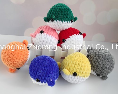 Factory wholesale Handmade Super Soft Crochet Stress ball/Anxiety ball/Fidget Toys, Worry Pet, cute Amigurumi balls
