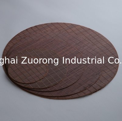 Factory wholesale Bamboo Round Placemats, Natural Rollup Bamboo Placemats Rectangle Dining Table Oriental Mat Decor