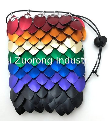 Factory wholesale Scalemail Dice Bag, Scale Mail Dice Bag of Holding in Knitted Dragonhide