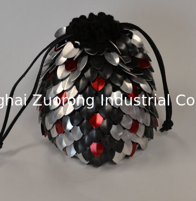 Factory wholesale Scalemail Dice Bag, Scale Mail Dice Bag of Holding in Knitted Dragonhide