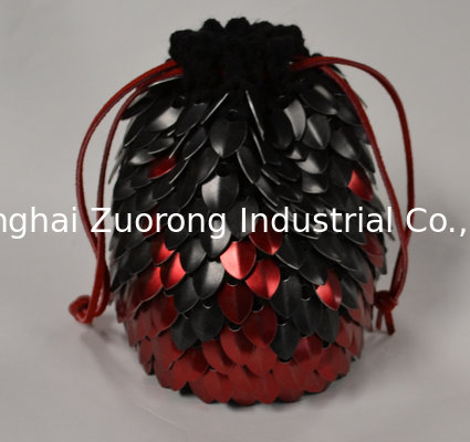 Factory wholesale Scalemail Dice Bag, Scale Mail Dice Bag of Holding in Knitted Dragonhide