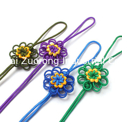 Factory Customize Chinese Knotting, The Cloverleaf Knot tassel, Chinese Flower Knots, Chinese Traditional Zhōngguójié