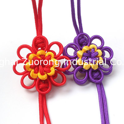 Factory Customize Chinese Knotting, The Cloverleaf Knot tassel, Chinese Flower Knots, Chinese Traditional Zhōngguójié