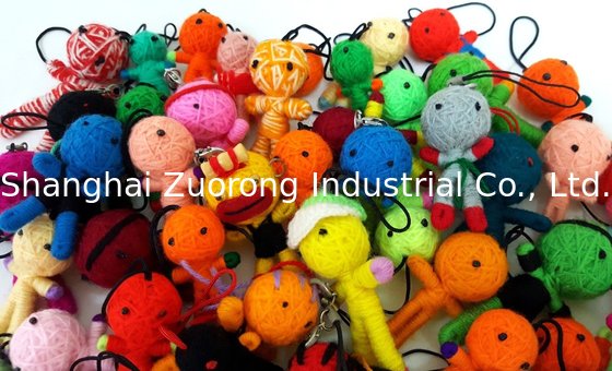 STRING VOODOO DOLLS KEY CHAIN KEY RING HANDCRAFT CARTOON CHARACTER HANDMADE voodoo doll