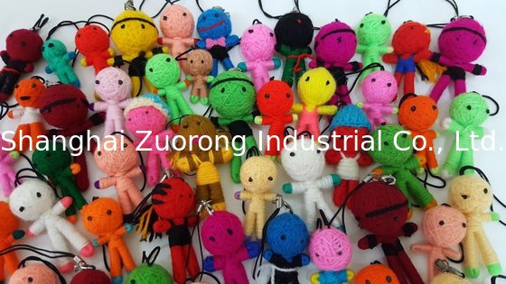 STRING VOODOO DOLLS KEY CHAIN KEY RING HANDCRAFT CARTOON CHARACTER HANDMADE voodoo doll