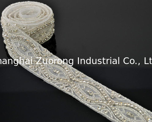 source factory Pearl Bridal Belt Crystal Wedding Sash Rhinestone Wedding Dress applique Beaded Bridal Belt Sakura Sash