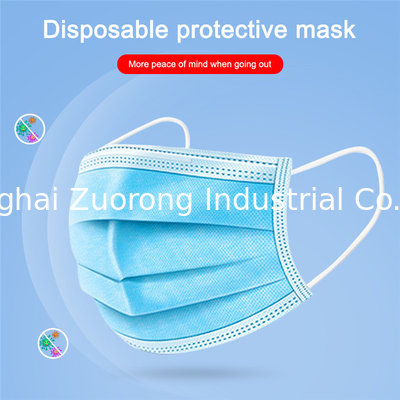 Factory direct wholesale Non-woven medical adhesive disposable 3-ply face mask, surgical PP non woven facemask