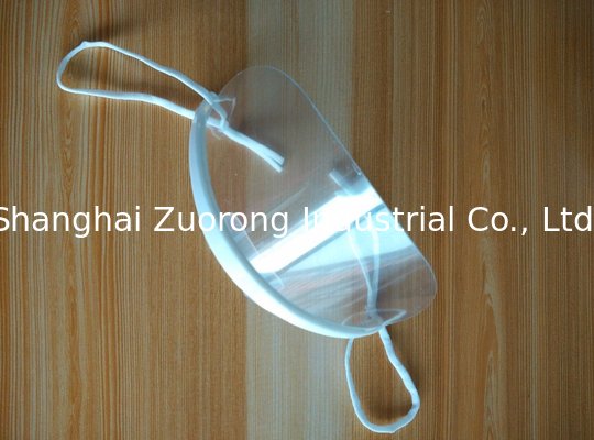hotel kitchen transparent catering mask abti-fog smile mouth masks, clear plastic face mask for food prevent spray