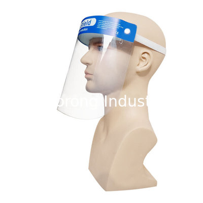 Factory Wholesale Transparent Plastic Sanitary Clear Face Mask, transparent full face shield mask anti fog