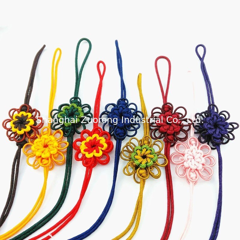 Factory Customize Chinese Knotting, The Cloverleaf Knot tassel, Chinese Flower Knots, Chinese Traditional Zhōngguójié