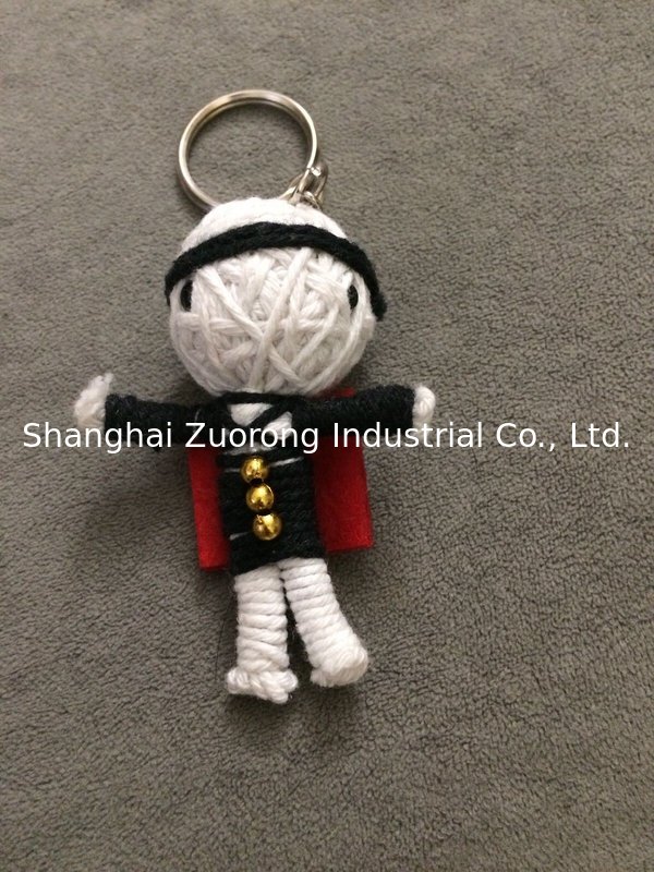 STRING VOODOO DOLLS KEY CHAIN KEY RING HANDCRAFT CARTOON CHARACTER HANDMADE voodoo doll