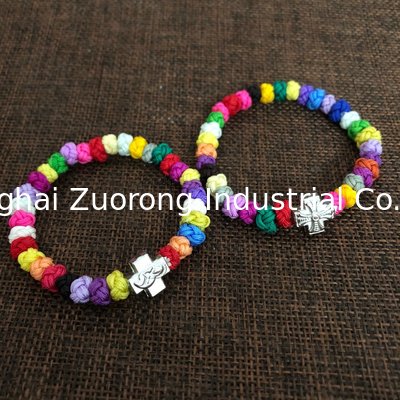 Factory wholesale Adjustable Prayer Rope Bracelet, Komboskini Chotki, Orthodox Prayer 33 Knots Bracelets, Komboskini