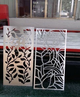 aluminum perforated carved decorative facade panel or for curtain wall