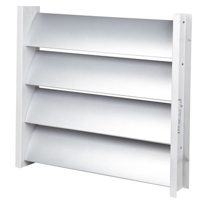 M-CTIY aluminum Aerofoil sun louver used for facades horizontal