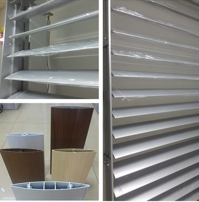 M CITY ALUMINUM AEROFOIL LOUVER BLADE Architectural motorise sun louver