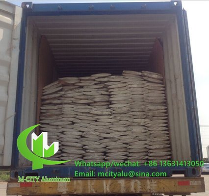 Horizontal louvers aluminum material fixed system