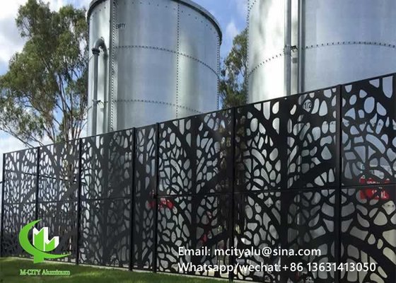 metal cladding Aluminum decorative wall panel cnc cutting perforated panel sheet for facade curtain wall, screen