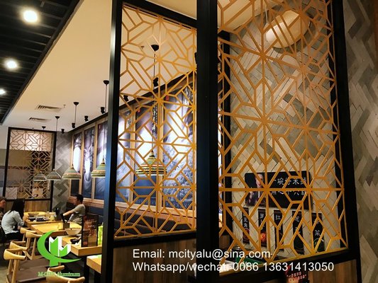 laser cut aluminum decorative wall panel for window, screen, wall cladding