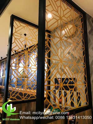 powder coated Aluminum decorative screen panel cnc cutting perforated panel sheet for facade curtain wall, screen