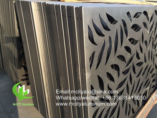 PVDF cnc laser cutting Aluminum decorative wall panel cnc cutting perforated panel sheet for facade curtain wall, screen