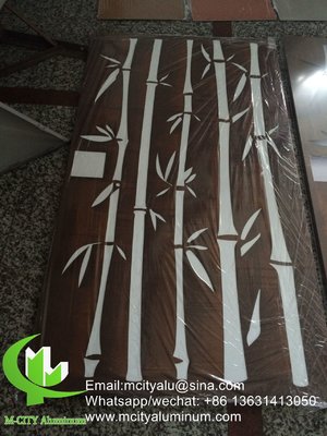 PVDF cnc laser cutting Aluminum decorative wall panel cnc cutting perforated panel sheet for facade curtain wall, screen