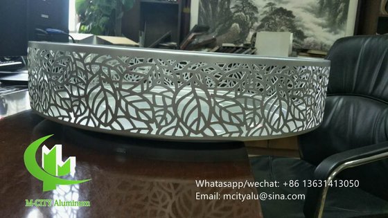 laser cut aluminum perforated carved decorative wall panel for window, screen, wall
