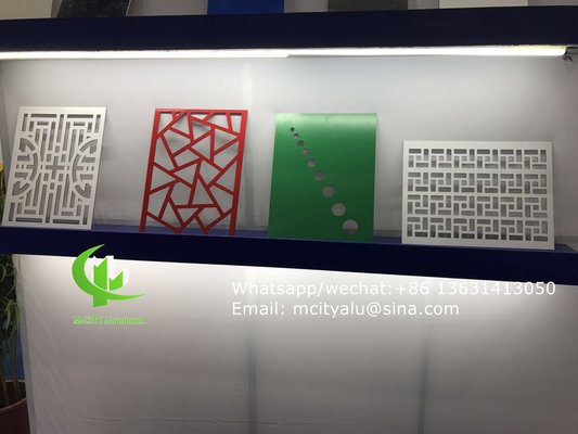 PVDF cnc laser cutting Aluminum decorative wall panel cnc cutting perforated panel sheet for facade curtain wall, screen