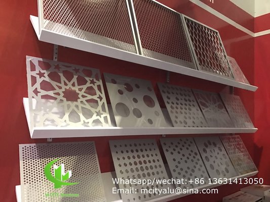 PVDF cnc laser cutting Aluminum decorative wall panel cnc cutting perforated panel sheet for facade curtain wall, screen