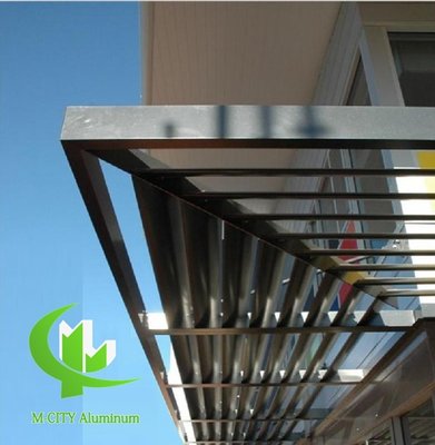 Aluminum Aerofiol architectural sun louvers sun control use for curtain wall